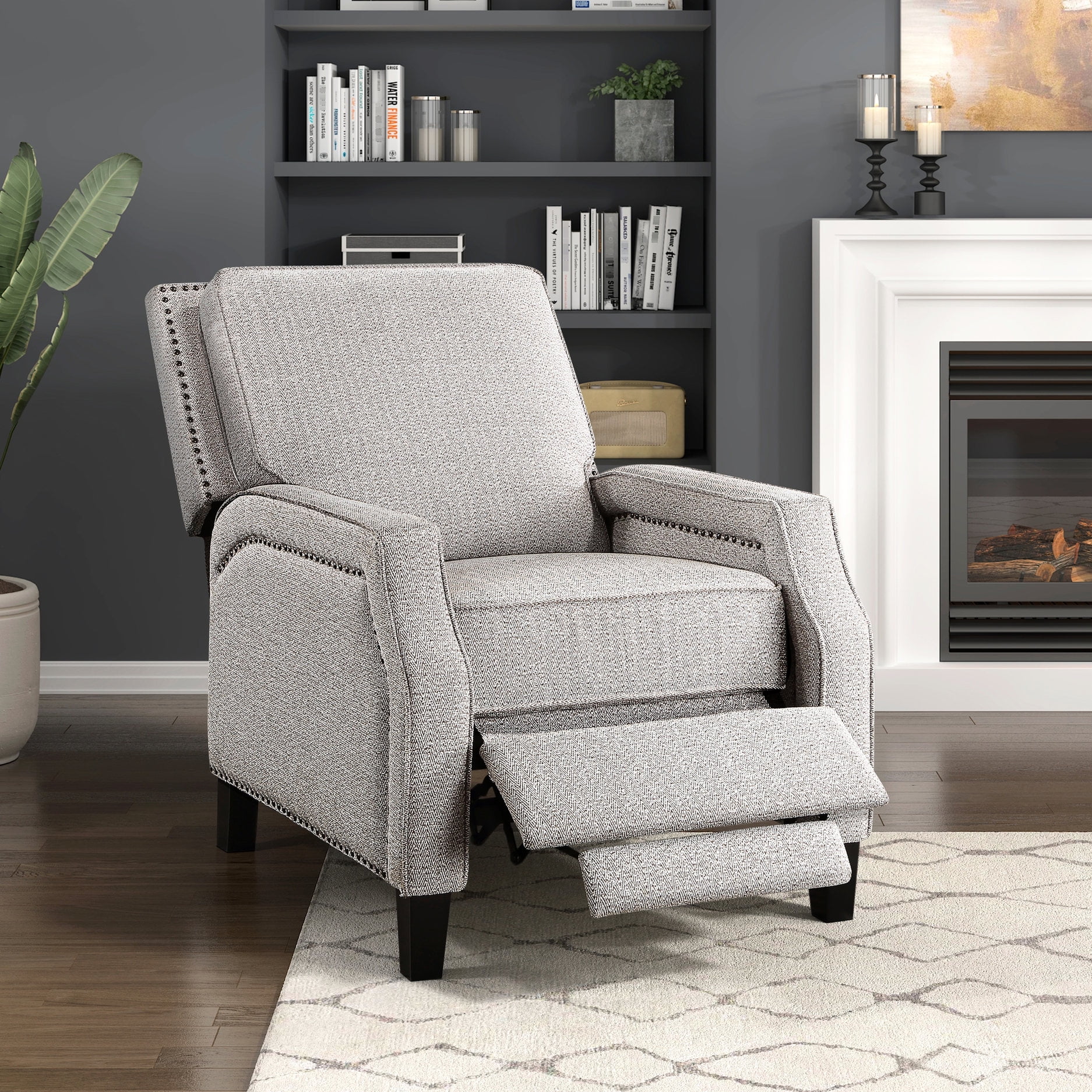 Push Back Reclining Armchair | Comfortable Living Room Seating ...