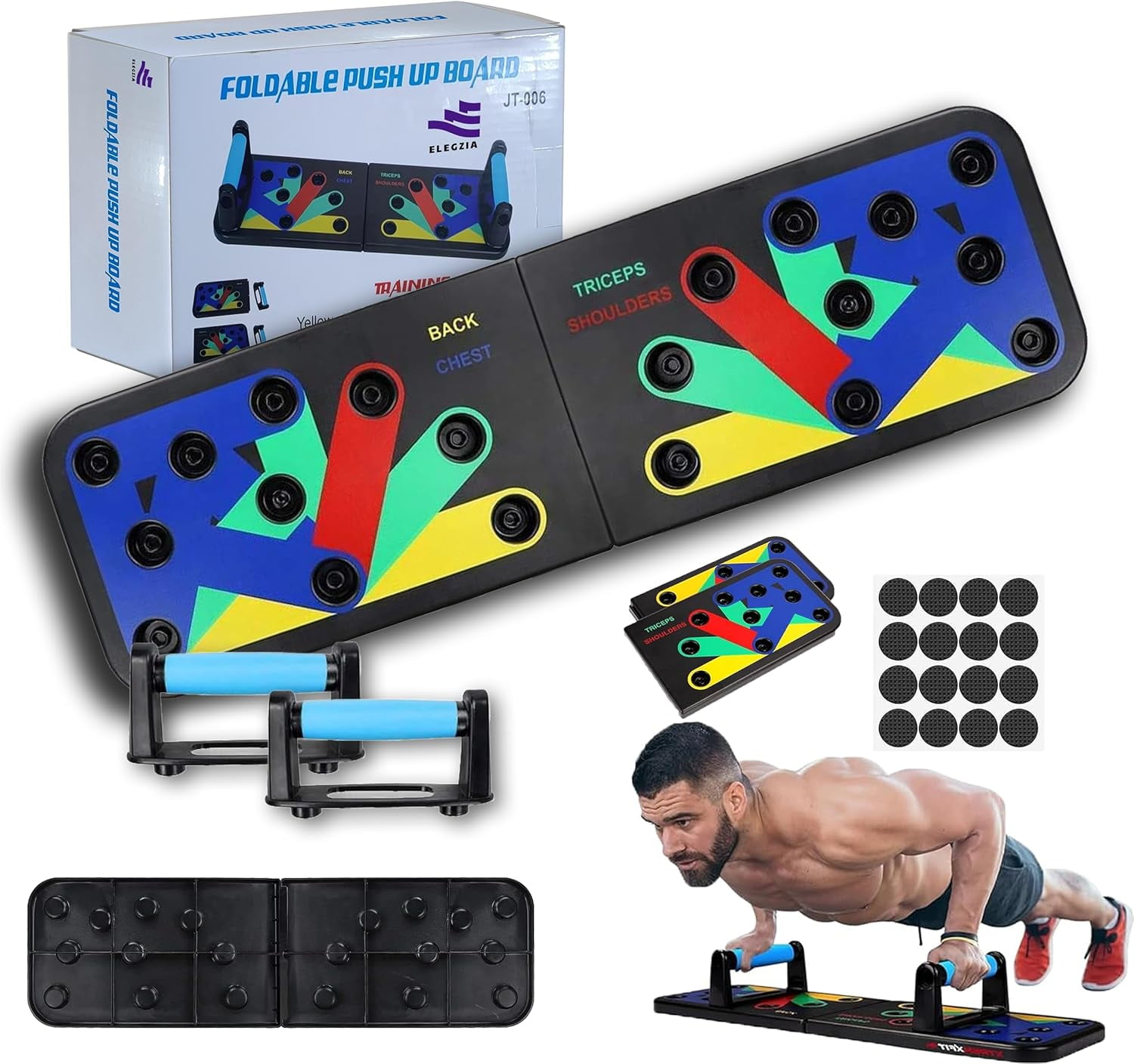 Push Up Board | Pushup Fitness Stand | Foldable Push Up Board for Men ...