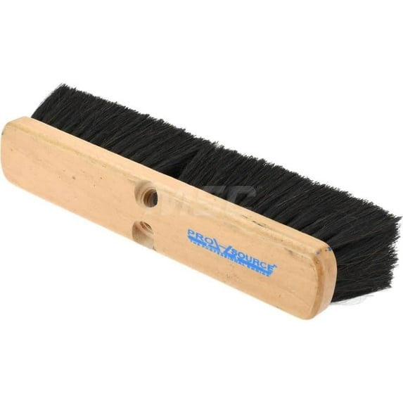 Push Broom Head with Coco/Tampico/PVC Horsehair Blend Bristles:14" Wide ...