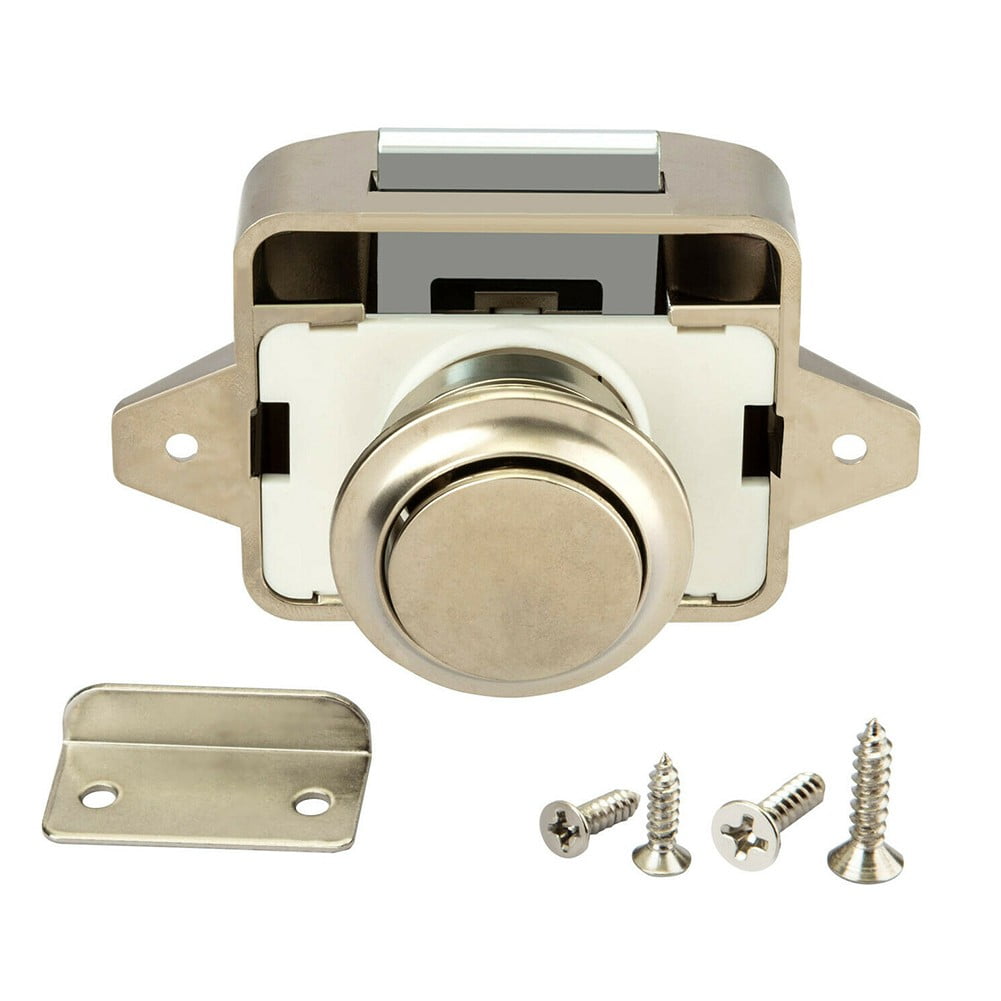 Push Button Catch Lock Camper Car Push Lock RV Caravan Boat Cupboard ...
