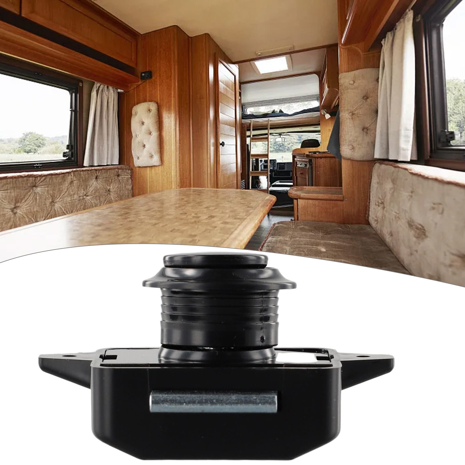 Push Button Catch Lock Cupboard Door Motorhome Cabinet Camper Caravan ...