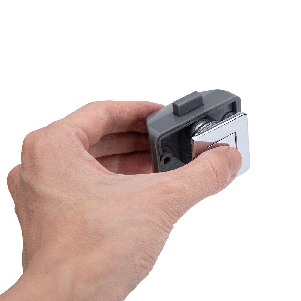 Push Button Catch Lock Cupboard Door Motorhome Cabinet Camper Caravan ...
