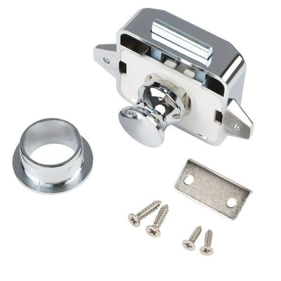 Push Button Catch Lock for Caravan Motorhome Drawer,Zinc Alloy ...