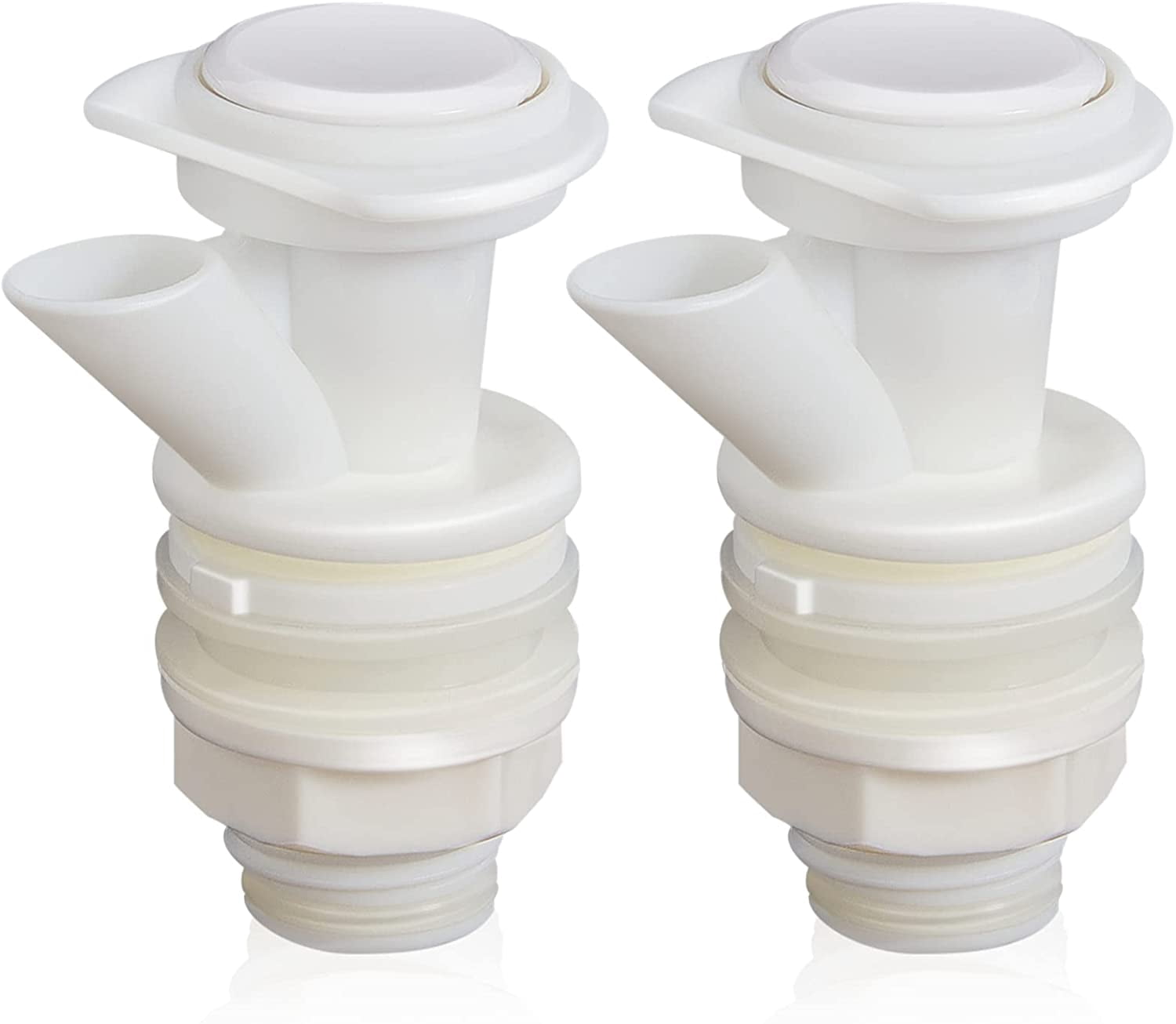Push Button Cooler Spigot Replacement - Plastic Water Jug Spigot (2 ...