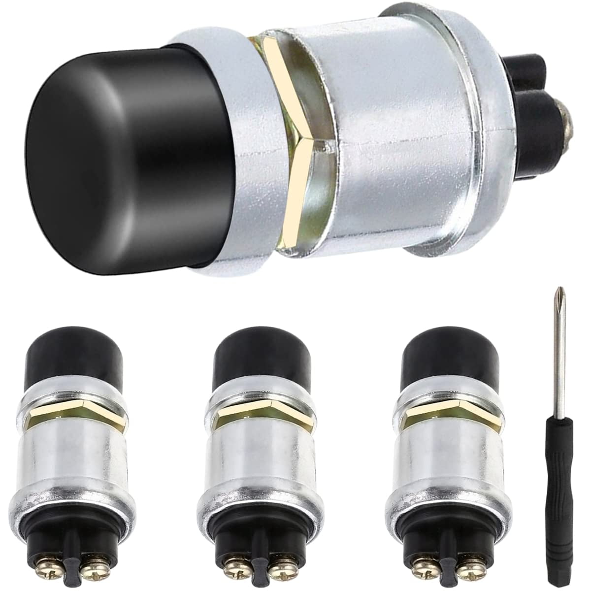 Push Button Engine Start Switch Momentary Switch For Cars Boat Engine ...