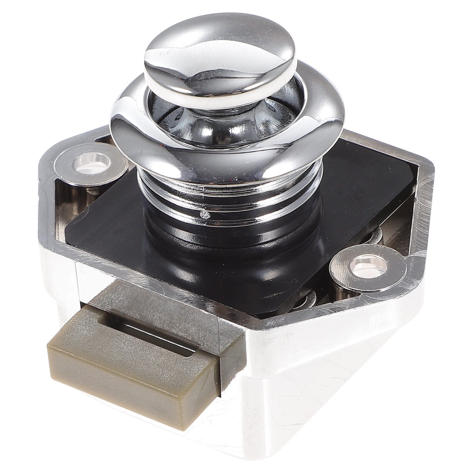 Push Button Latch Cupboard Latch Lock Plating Drawer Cabinet Latch Lock ...