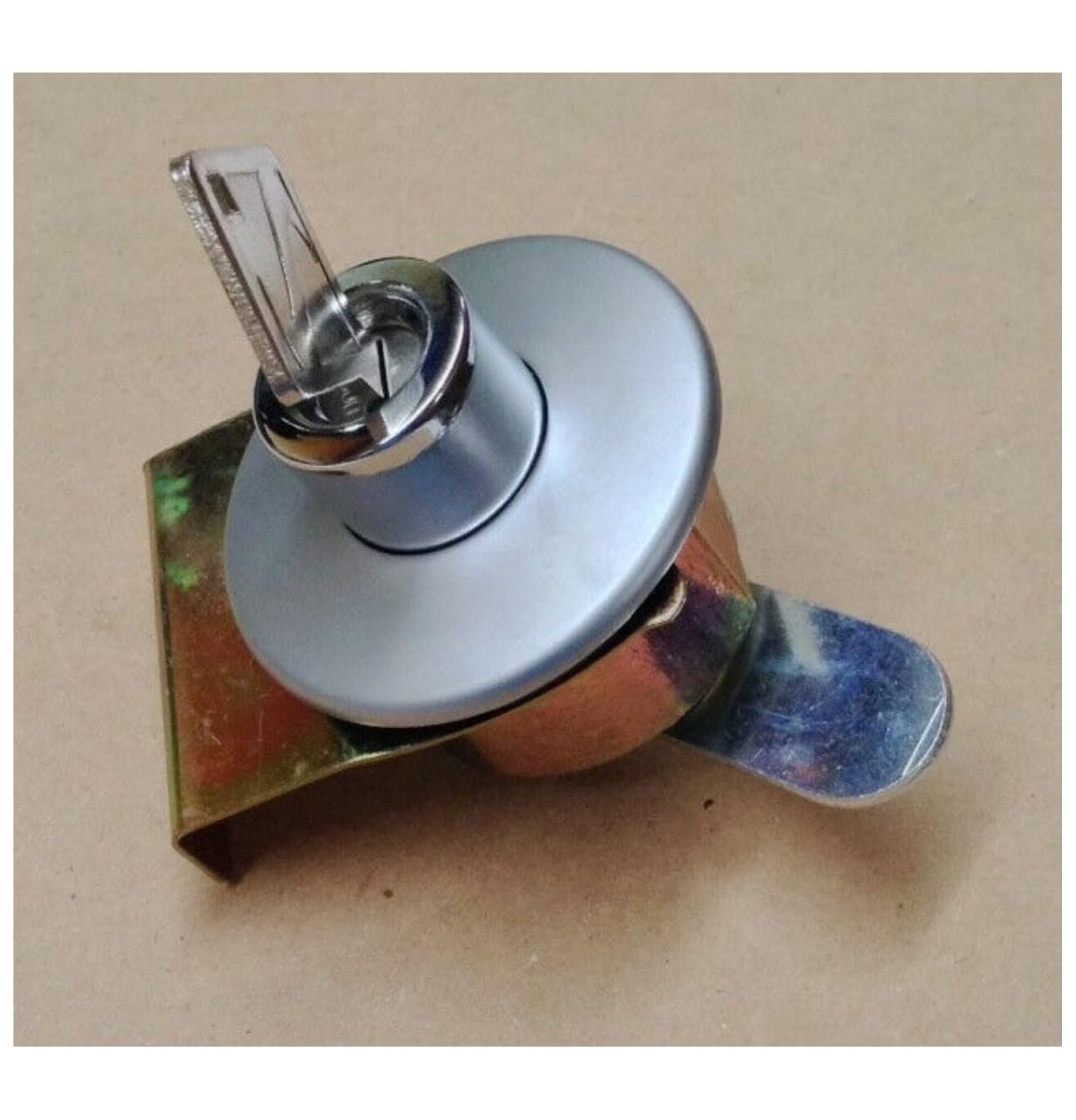 Push Button Lock Cylinder - Old Style Toolbox Lock Replacement - Round ...