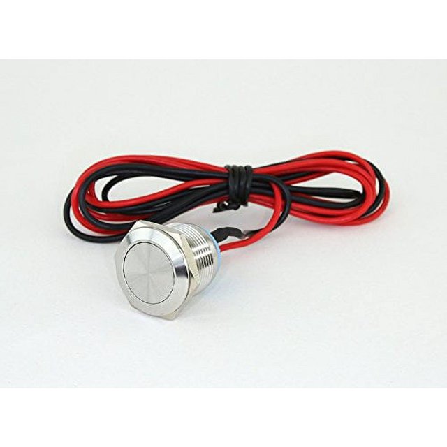 Push Button Momentary Switch, N.O. Metal Dome Push Switch, Shallow ...