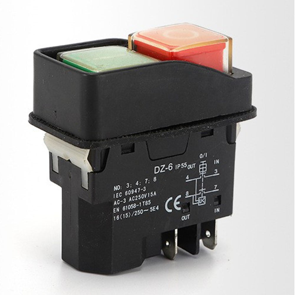 Push Button Overload Protection Magnetic Electromagnetic Switch Stable ...