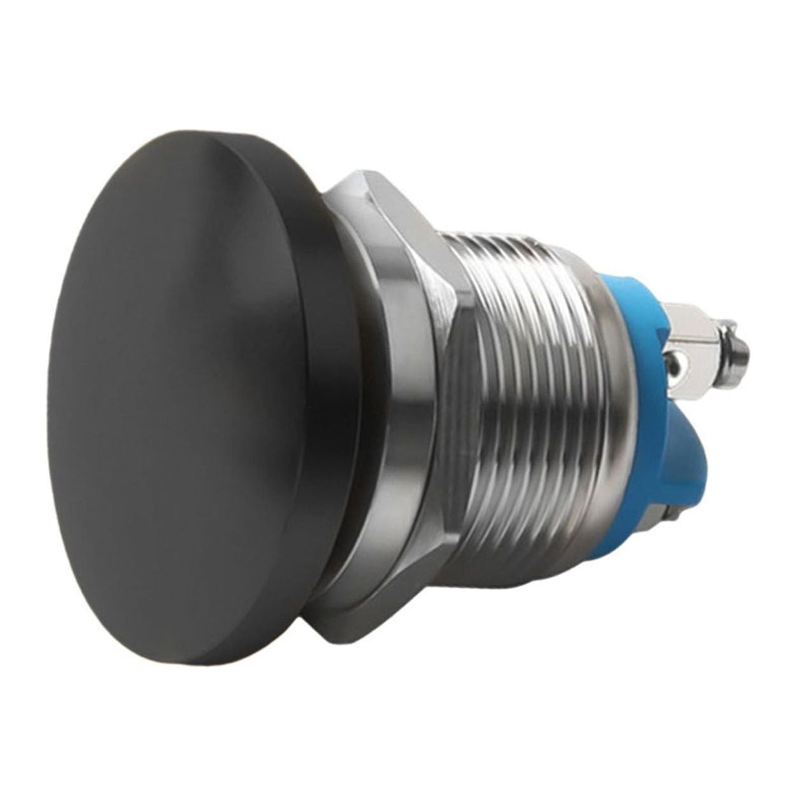 Push Button Switch 3A Stainless Steel 19mm 1NO Contact Metal Push ...