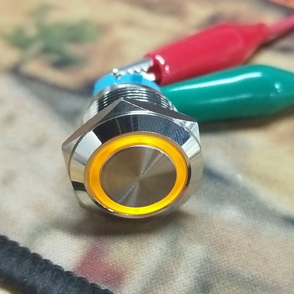 Push Button Switch, Button Switch, Self-Reset Industrial DIY For ...