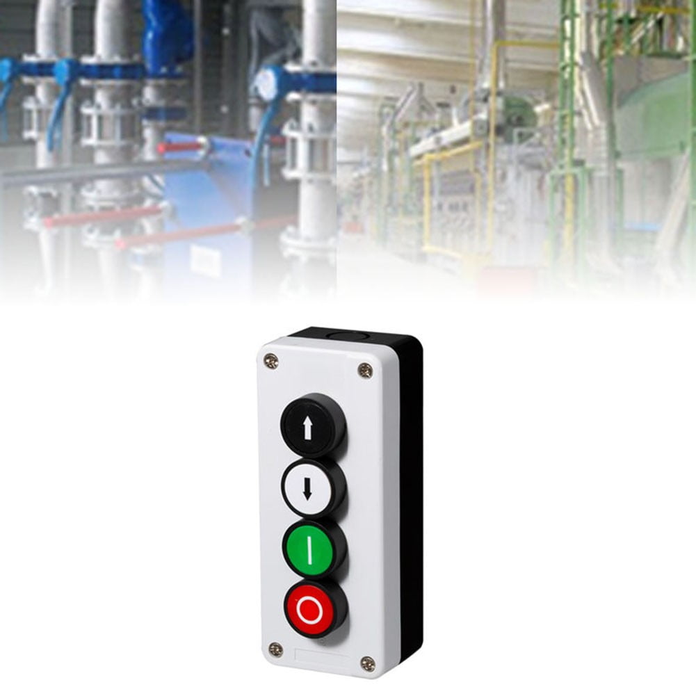 Push Button Switch Control Box, Waterproof, 4-Digit Button Indicator ...