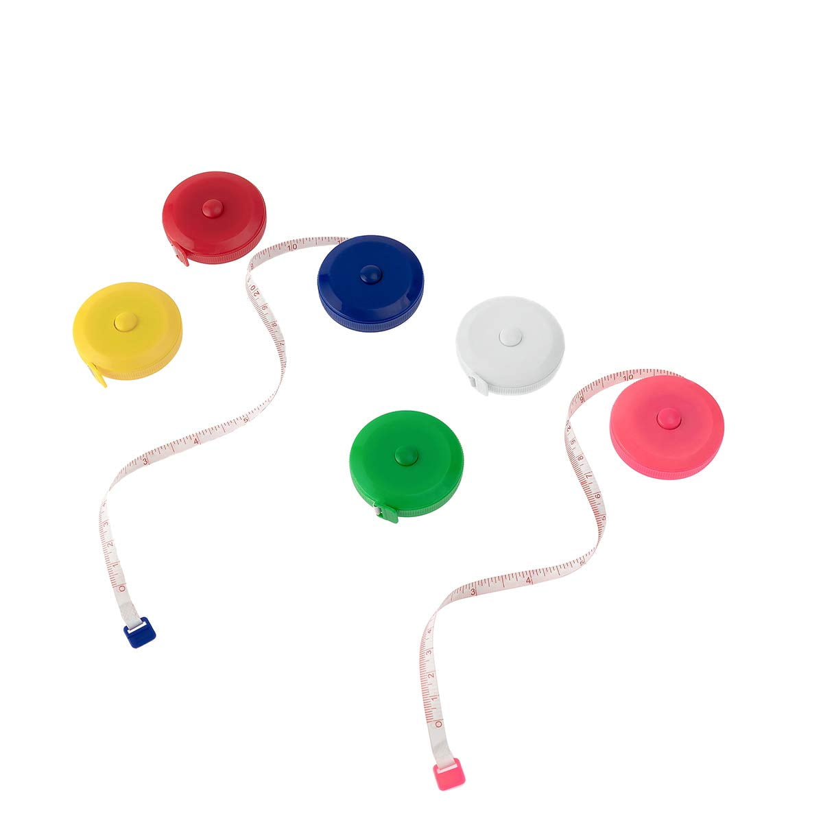 Push Button Tape Body Measuring Soft Retractable for Sewing Double ...