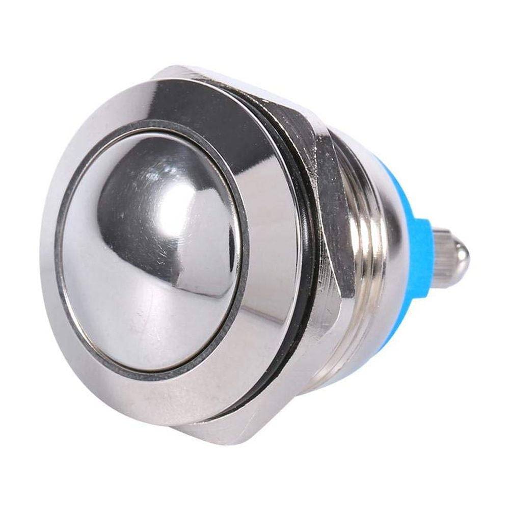 Push Button, Waterproof Car Metal Push Button Horn Momentary Switch 12V ...