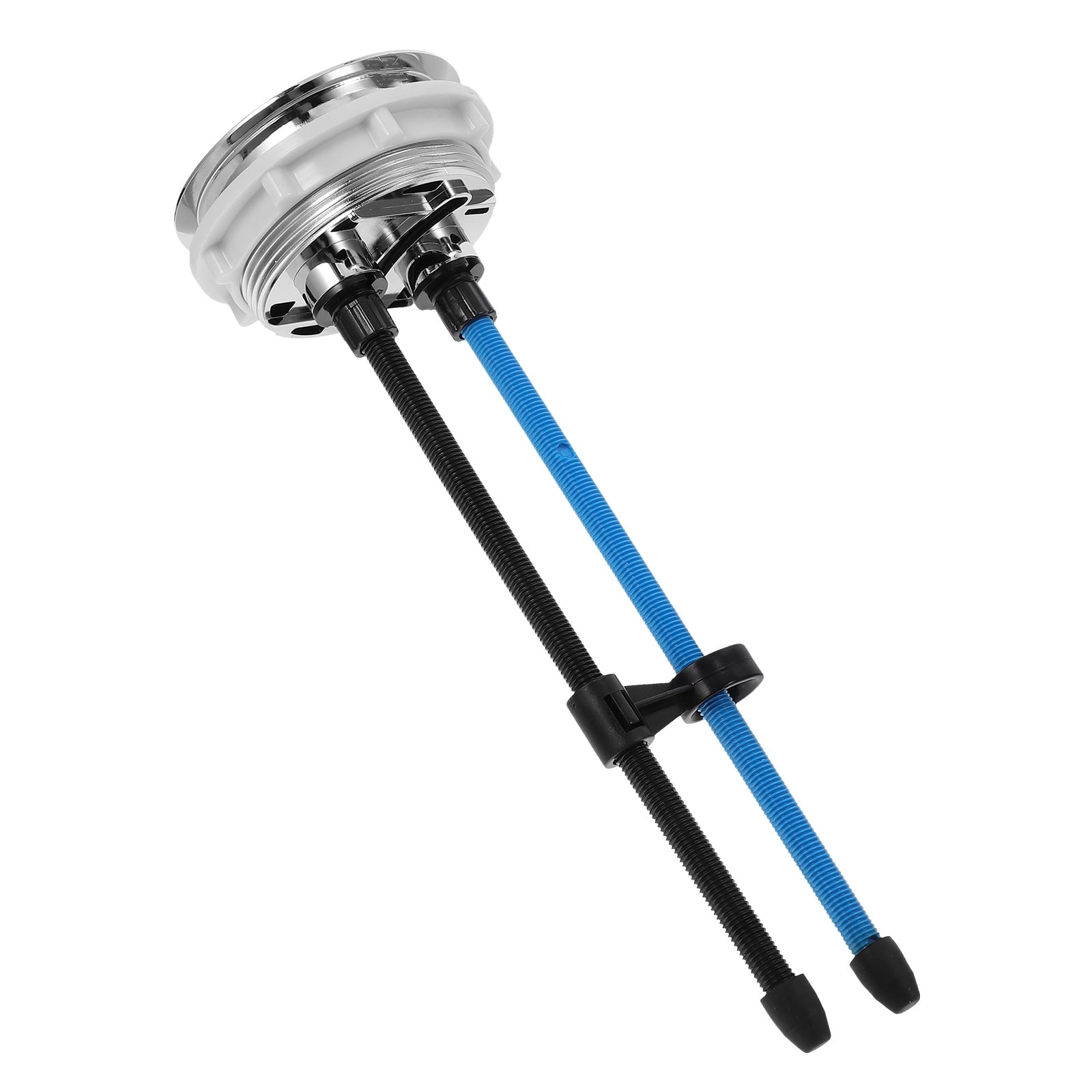 Push Button for Toilet Flushing Seat Bolts Small Dual Silver - Walmart.com