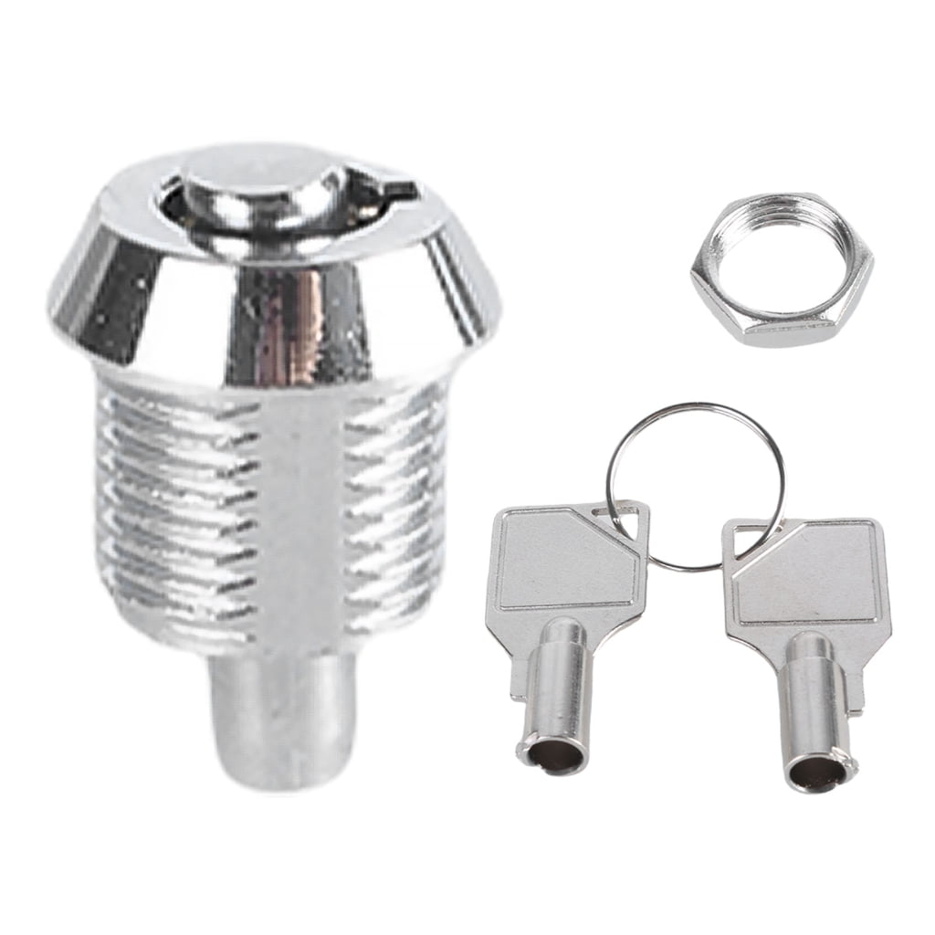 Push Cabinet Lock with Tubular Keys Furniture Hardware Lock Security ...