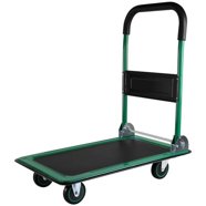 Wellmax Folding Push Cart Dolly, 360 Degree Swivel Wheels, 330lb ...