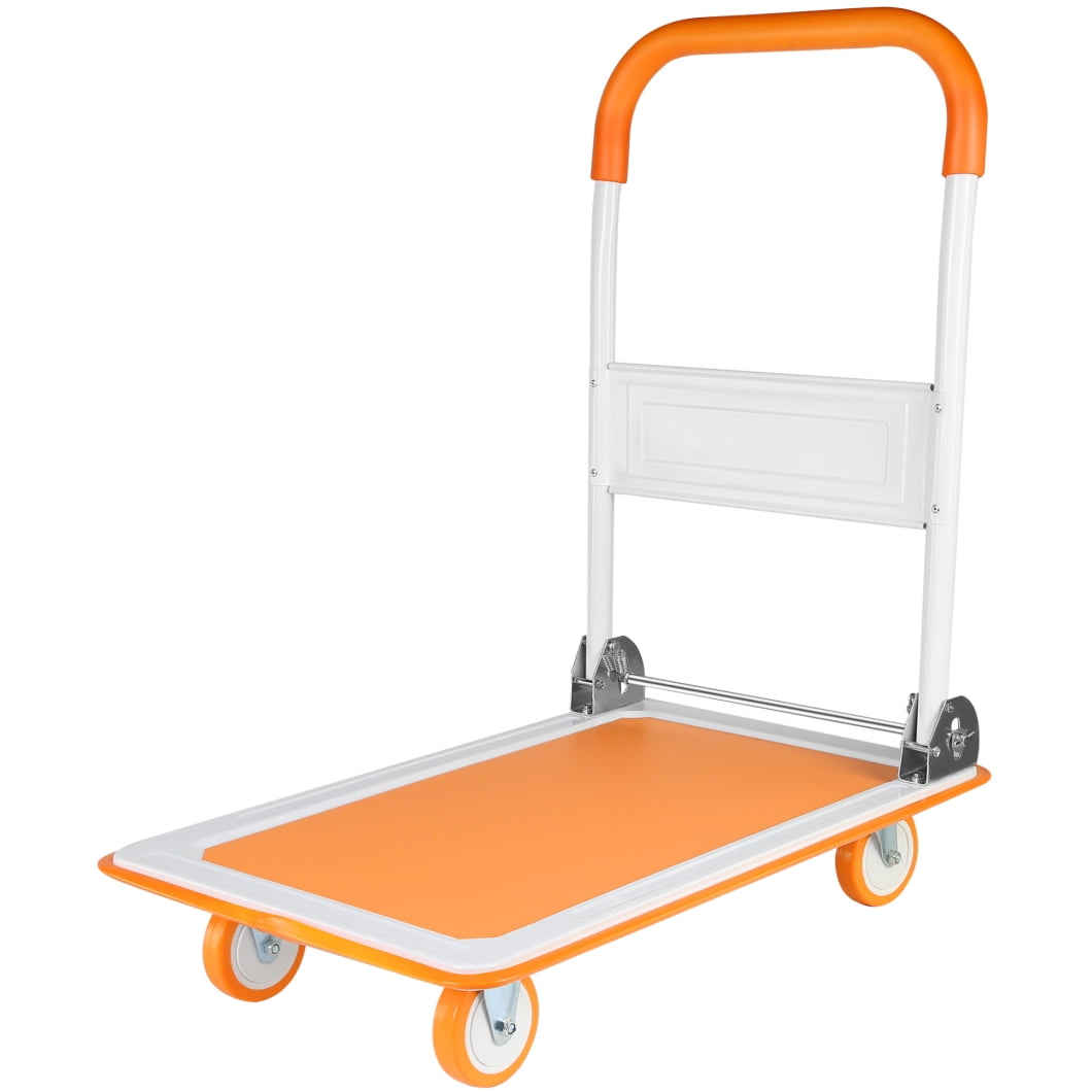 Push Cart , Dolly Cart with Wheels Moving Platform Hand Truck ...