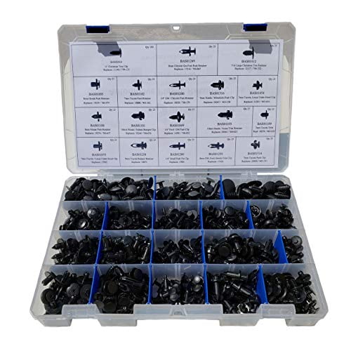 Push Clip Retainer Kit - Shop Assortment - 18 Styles - 525 Pieces ...