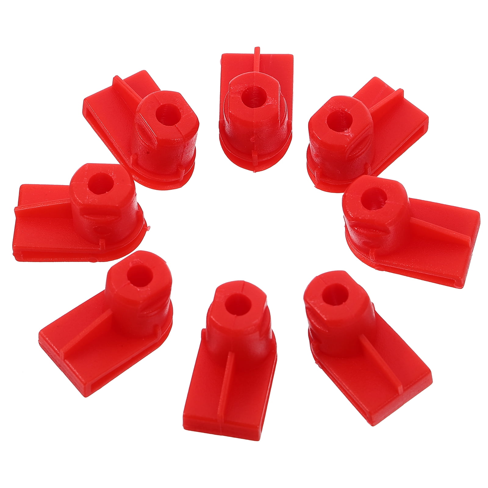 Push Clips Automotive Bumper Screw Clamp Car Suite Securing Clip Pp Red ...