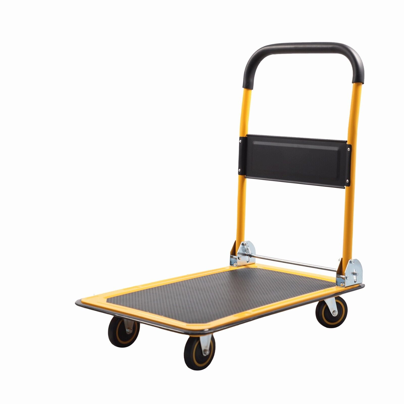 Push Dolly Cart 330lb Hand Truck Foldable Platform Cart Truck Trolley ...
