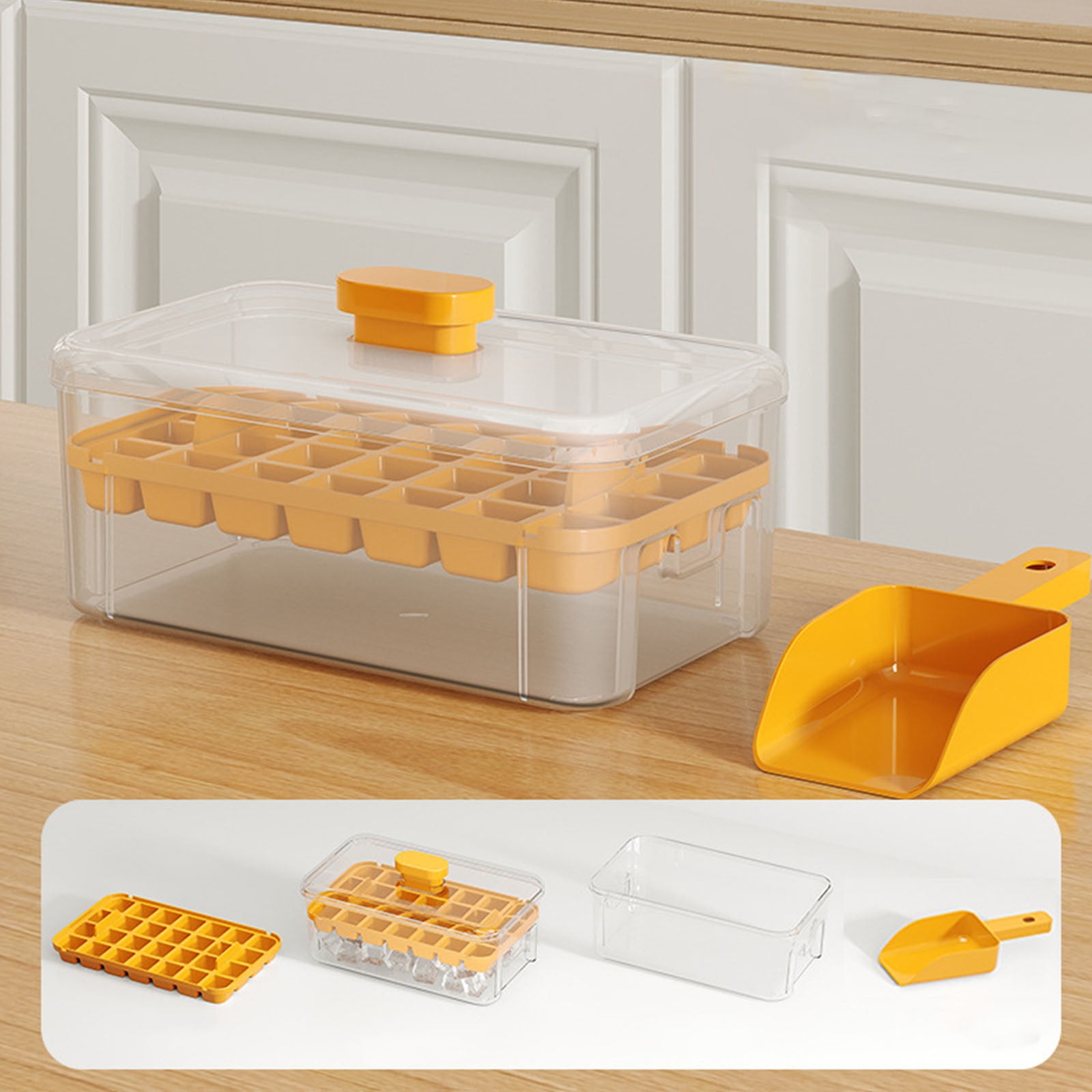 Push Ice Compartment Box – One Button Film Release Home Ice Mold and ...