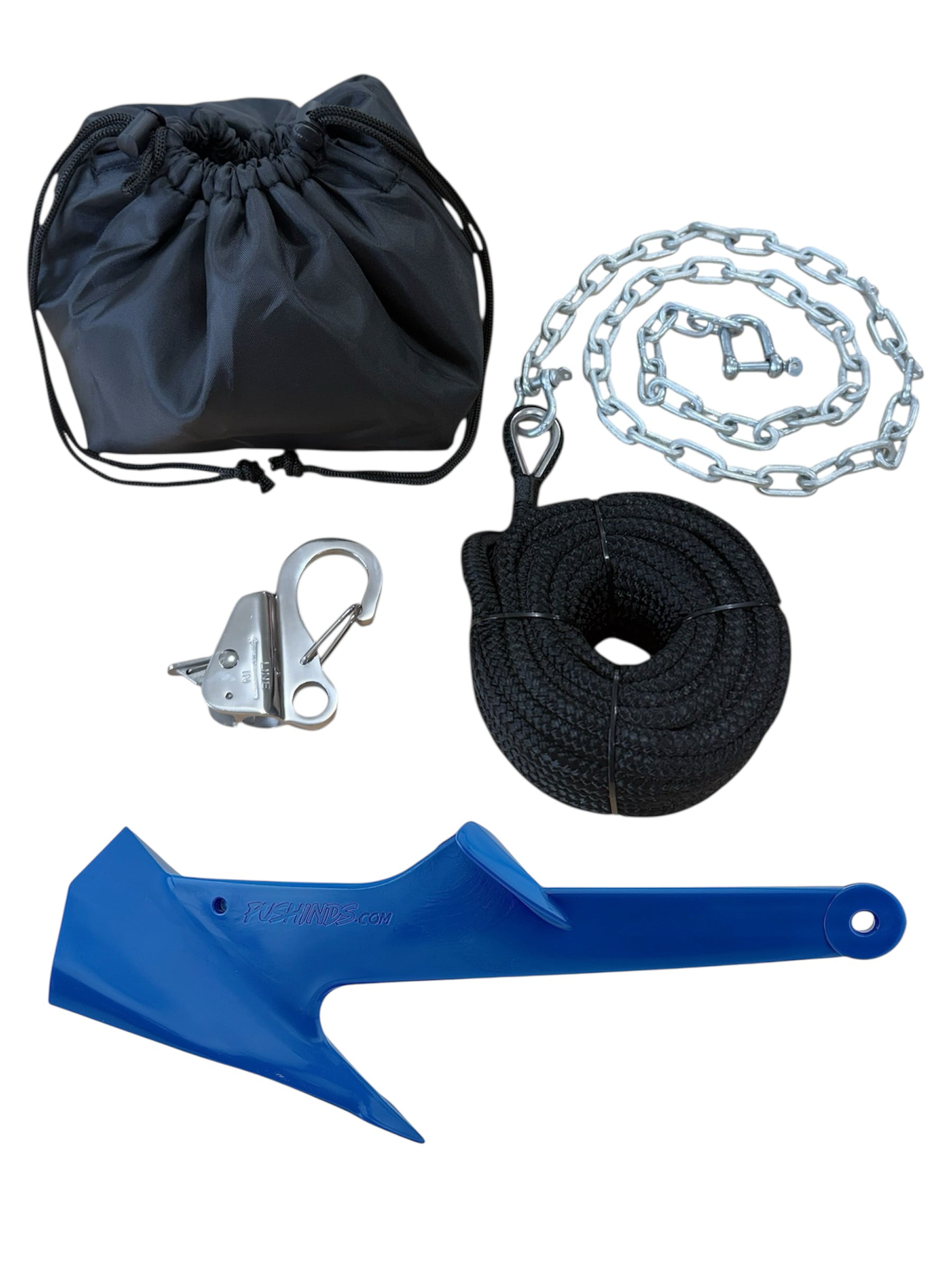 Push Industries 104.159 Complete PWC Anchor Kit – 2.2 lb Nylon Anchor ...