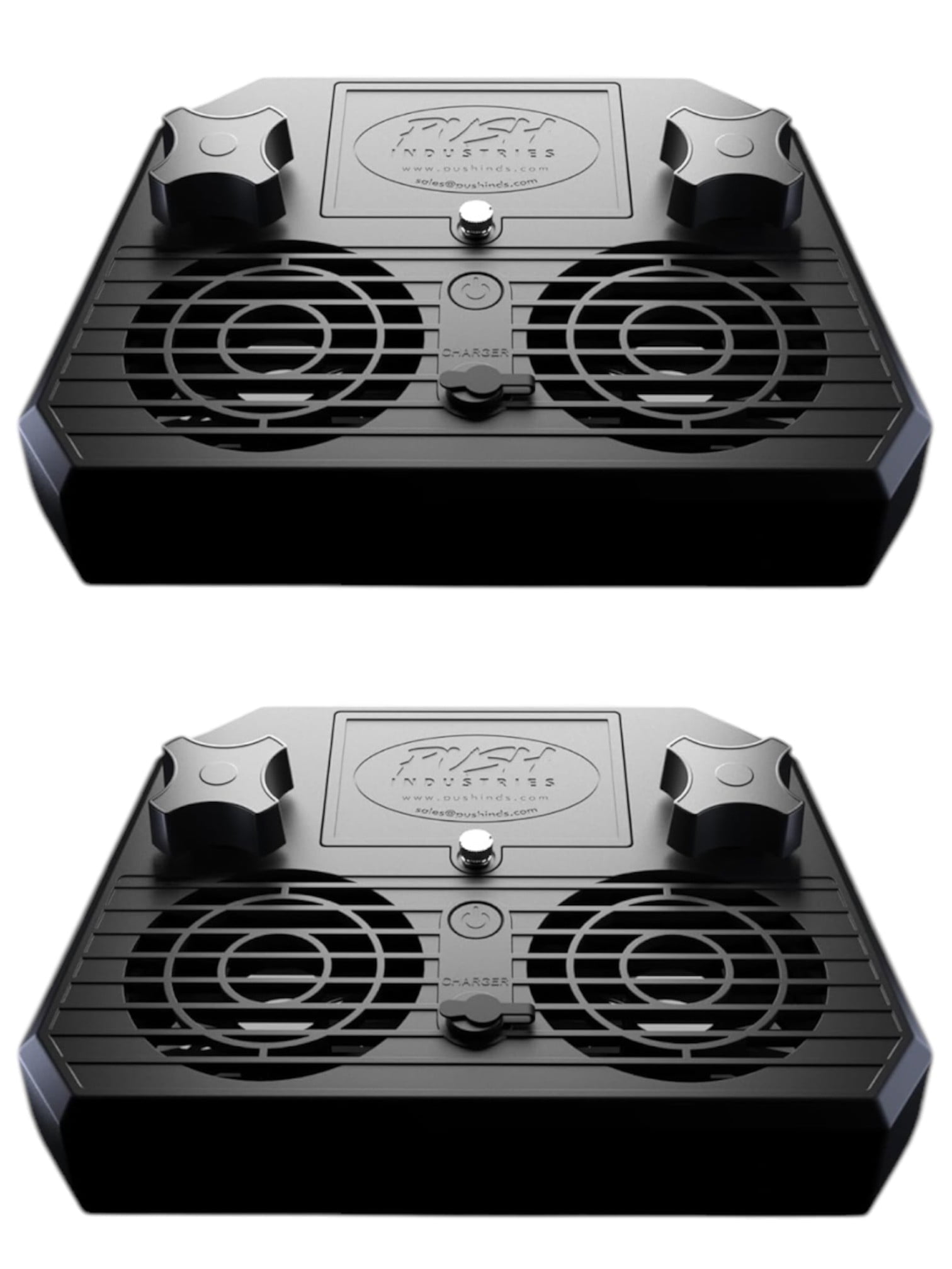 Push Industries 901.901.2 Vortex Multi Speed Dog Kennel & Crate Fan Powered by 120V or Inc ...