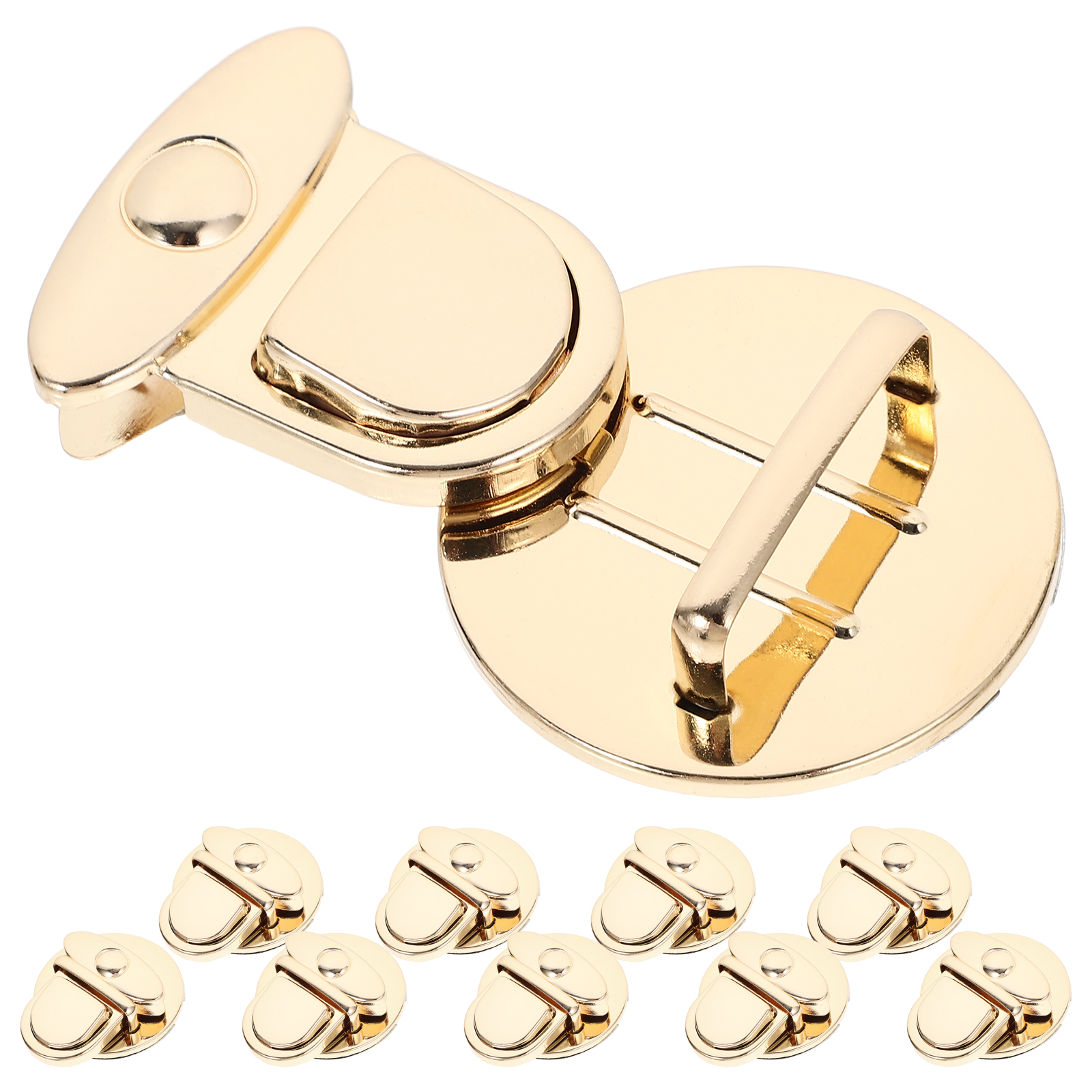 Push Lock DIY Clothing Luggage Round Mortise Press Buckle Locks Tuck ...