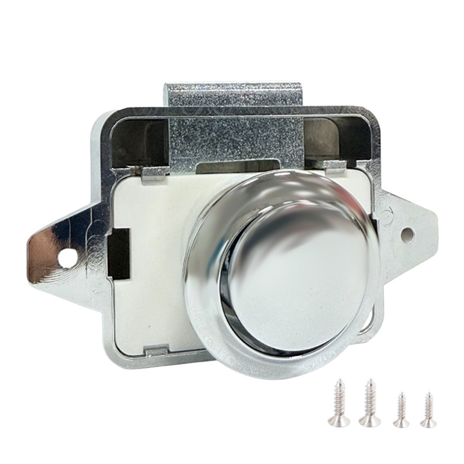 Push Lock Furniture Hardware Push Button Latches Keyless Door Lock for ...