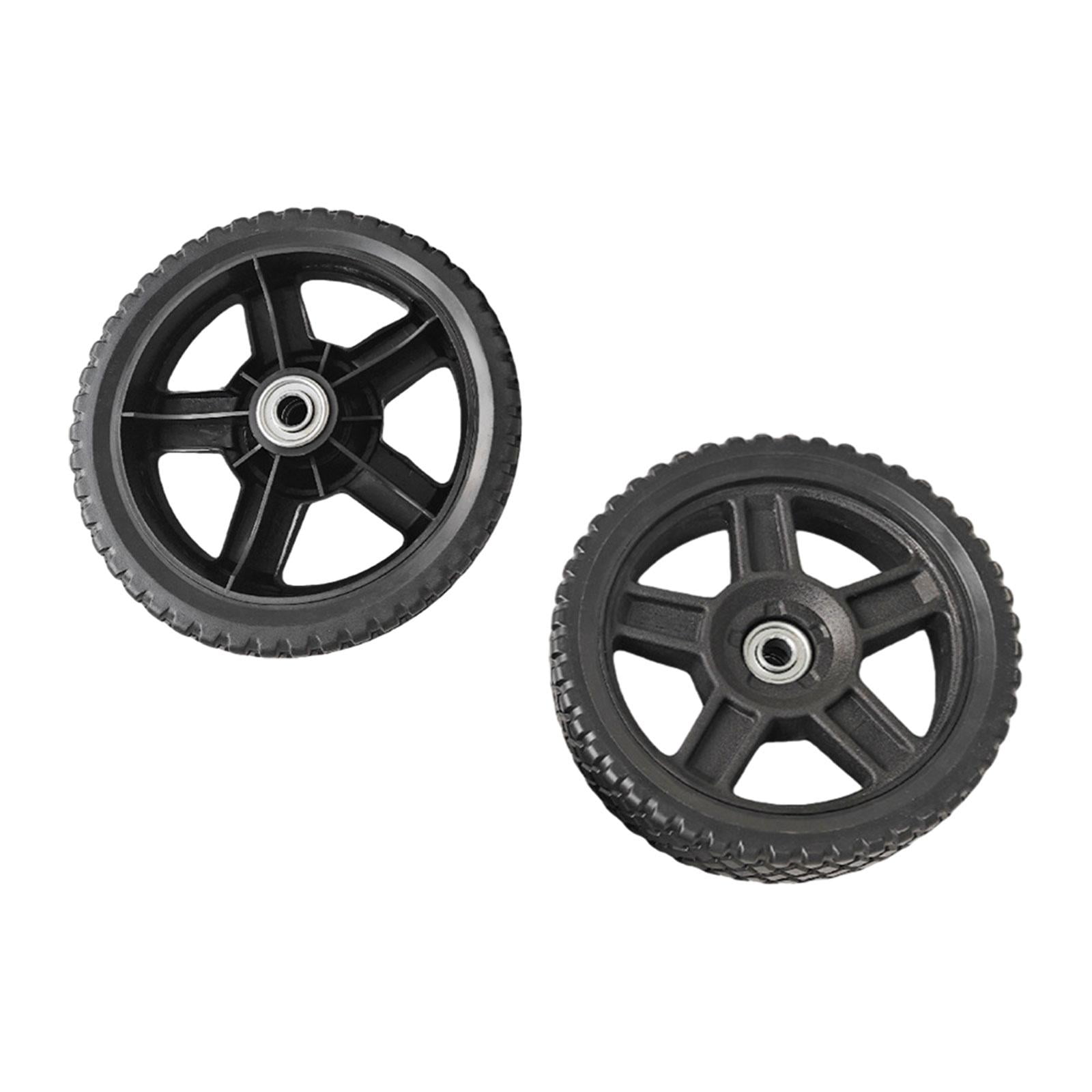 Push Mower Wheels Grill Wheels 8inch Wheels for Trash Can Lawn Sprayer ...