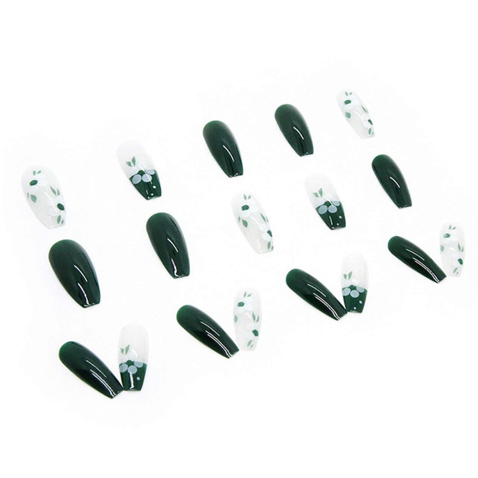 Push on Nails Acrylic Straight Nail Tips No Curve Extra Long Acrylic ...