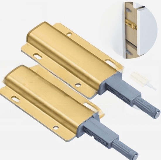 Push To Open Door Latch 4 Pack Magnetic Push Latches Heavy Duty For ...