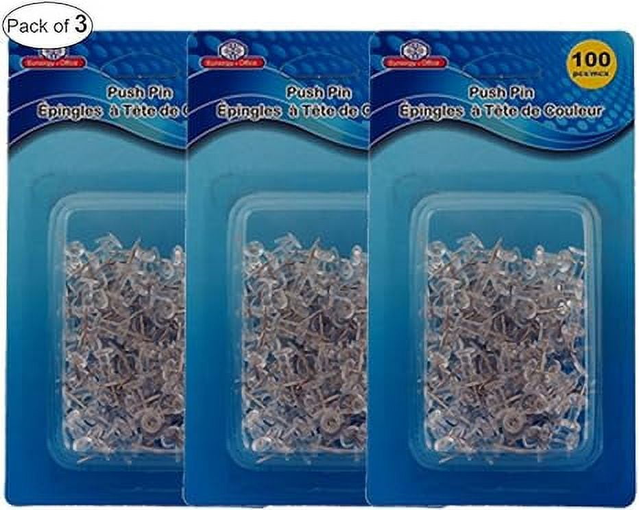 Push Pin 100pcs (Pack of 3) - Walmart.com