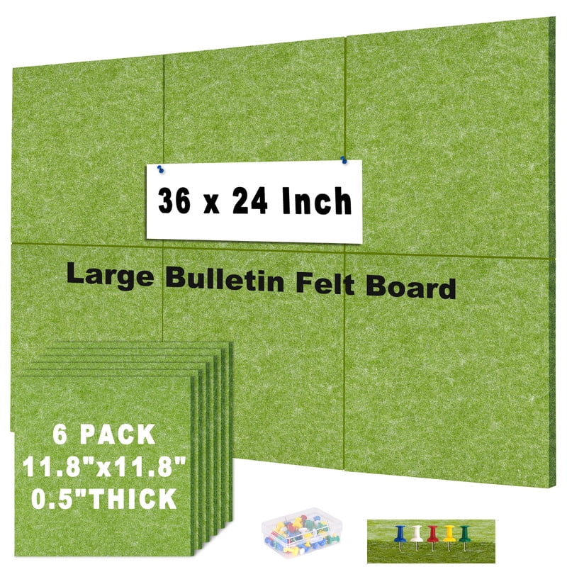 Push Pin Board Felt Bulletin Board Cork Board 36