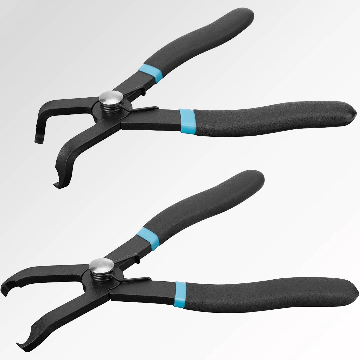 Push Pin Pliers Set with 30 Degree and 80 Degree Offset Jaws, Spring ...