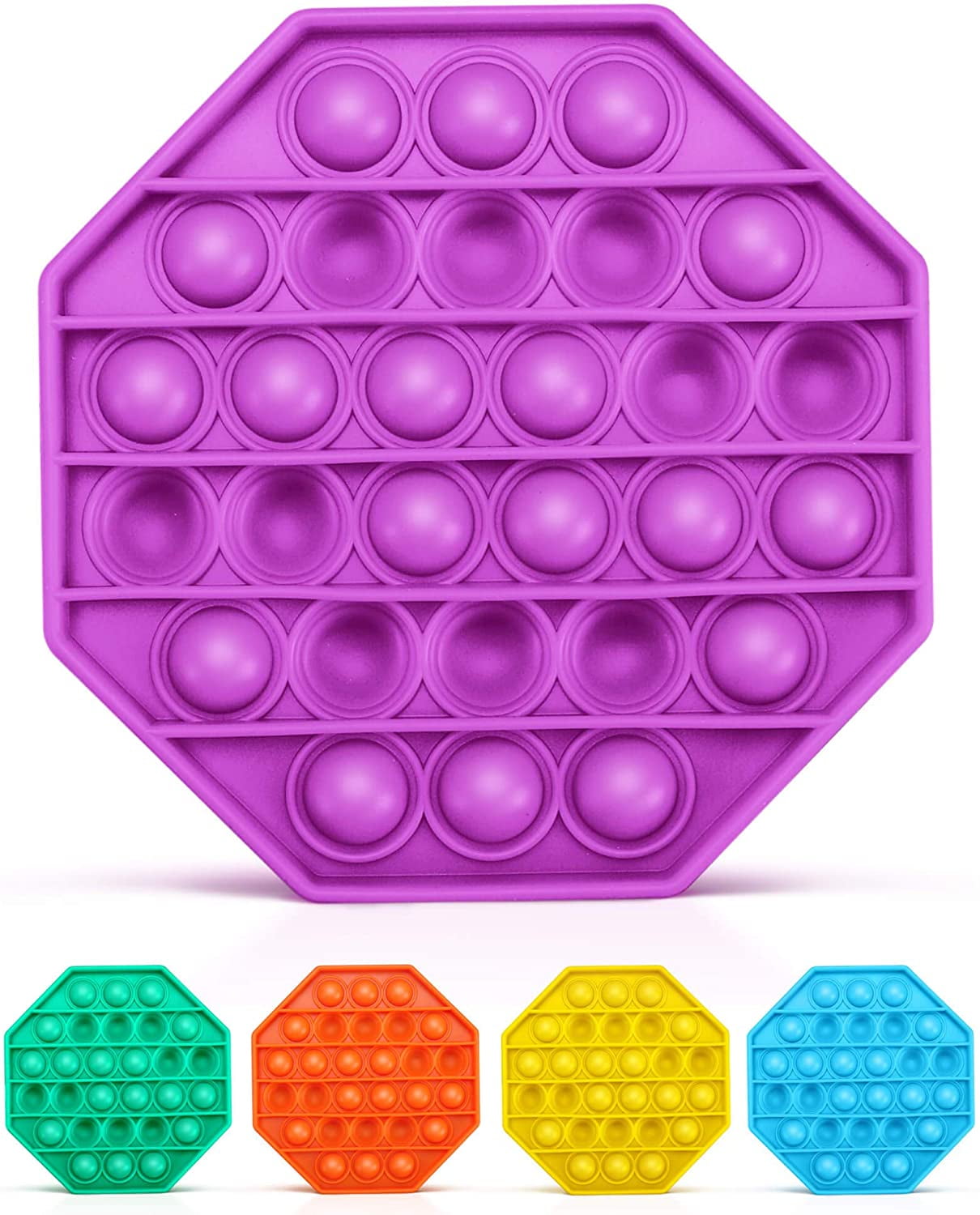 Push Pop Fidget Toy, Push Pop Bubble Fidget Sensory Toy, Bubble Popper ...