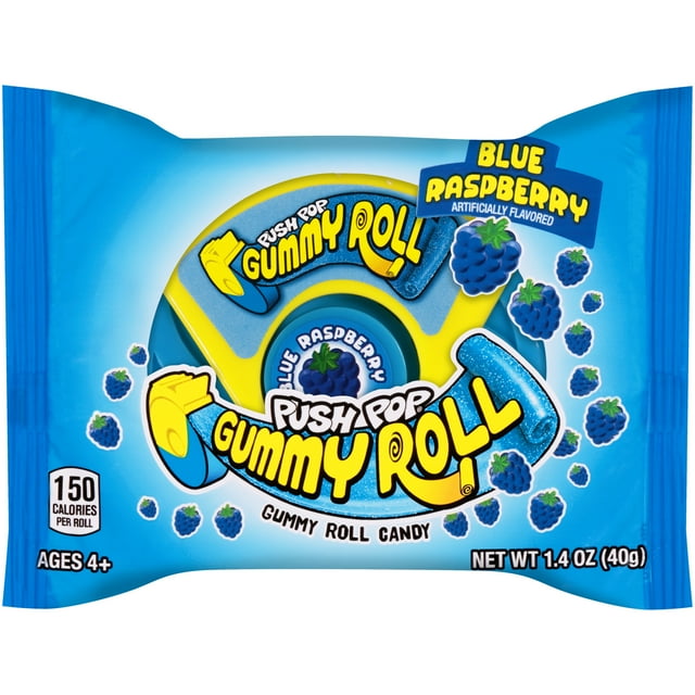 Push Pop Gummy Roll Assorted Flavors Gummy Candy, 1.4oz, 1 Count ...
