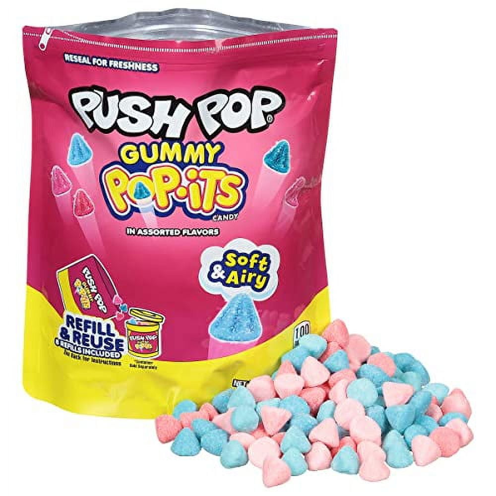 Push Pop Pop-Its Gummy Candy - 1lb Bulk Refill Gummy Christmas Candy ...