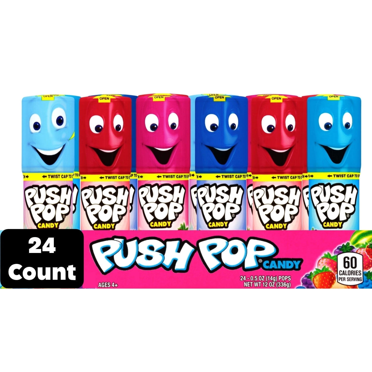 Push Pop Variety Pack Candy, 0.5 oz., 36 ct., Free PICKN BUY Gummies ...