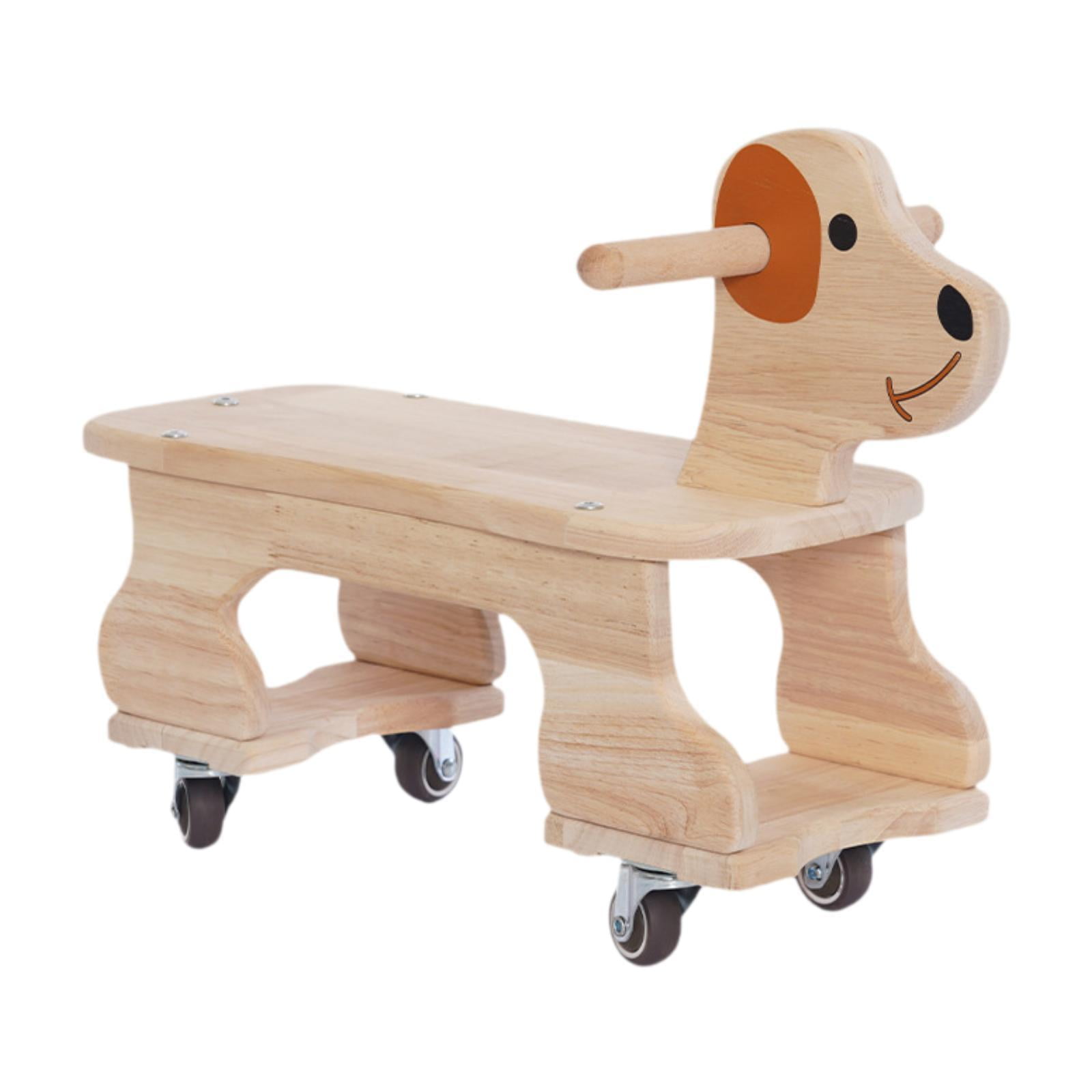 Push Power Vehicle Ride on Rocking Horse Scooter Ergonomic Wide Seat ...