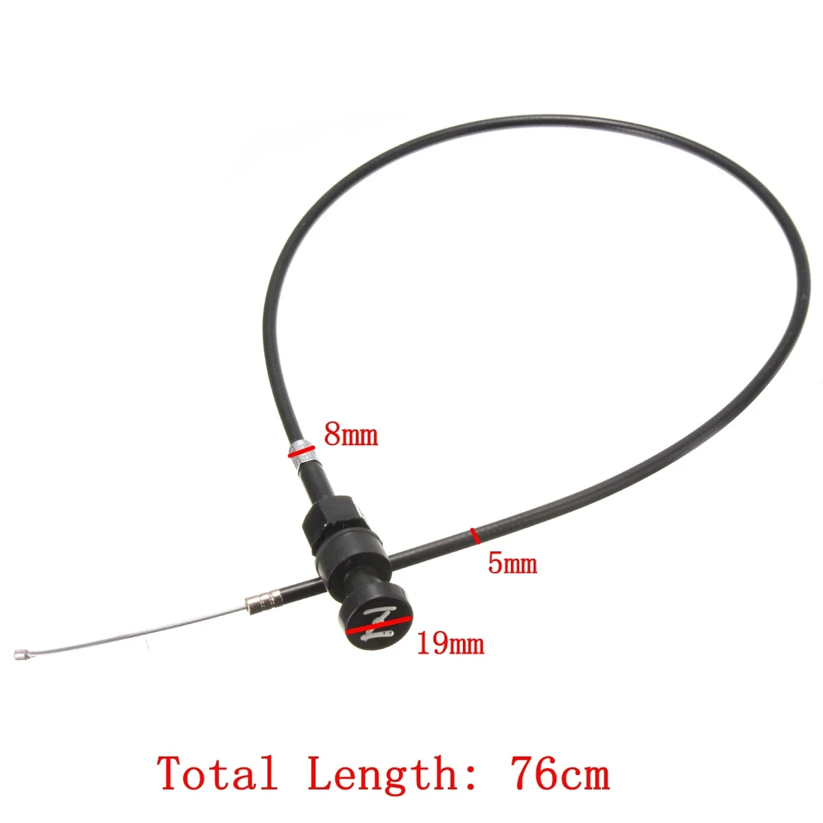 Push Pull Choke Throttle Cable For Yamaha PW50 PW80 Y-Zinger 1981 1982 ...
