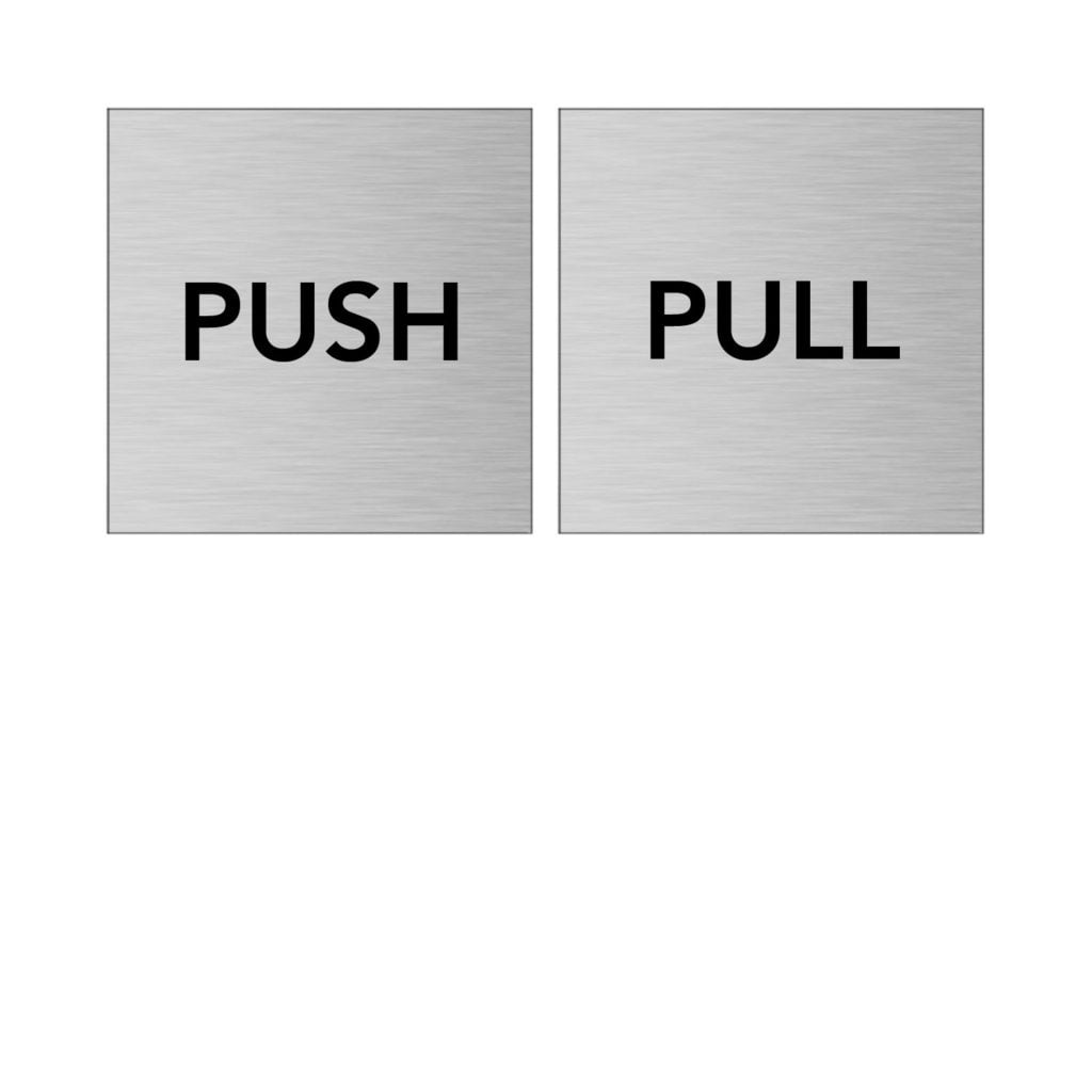 Push & Pull Emblems - Walmart.com