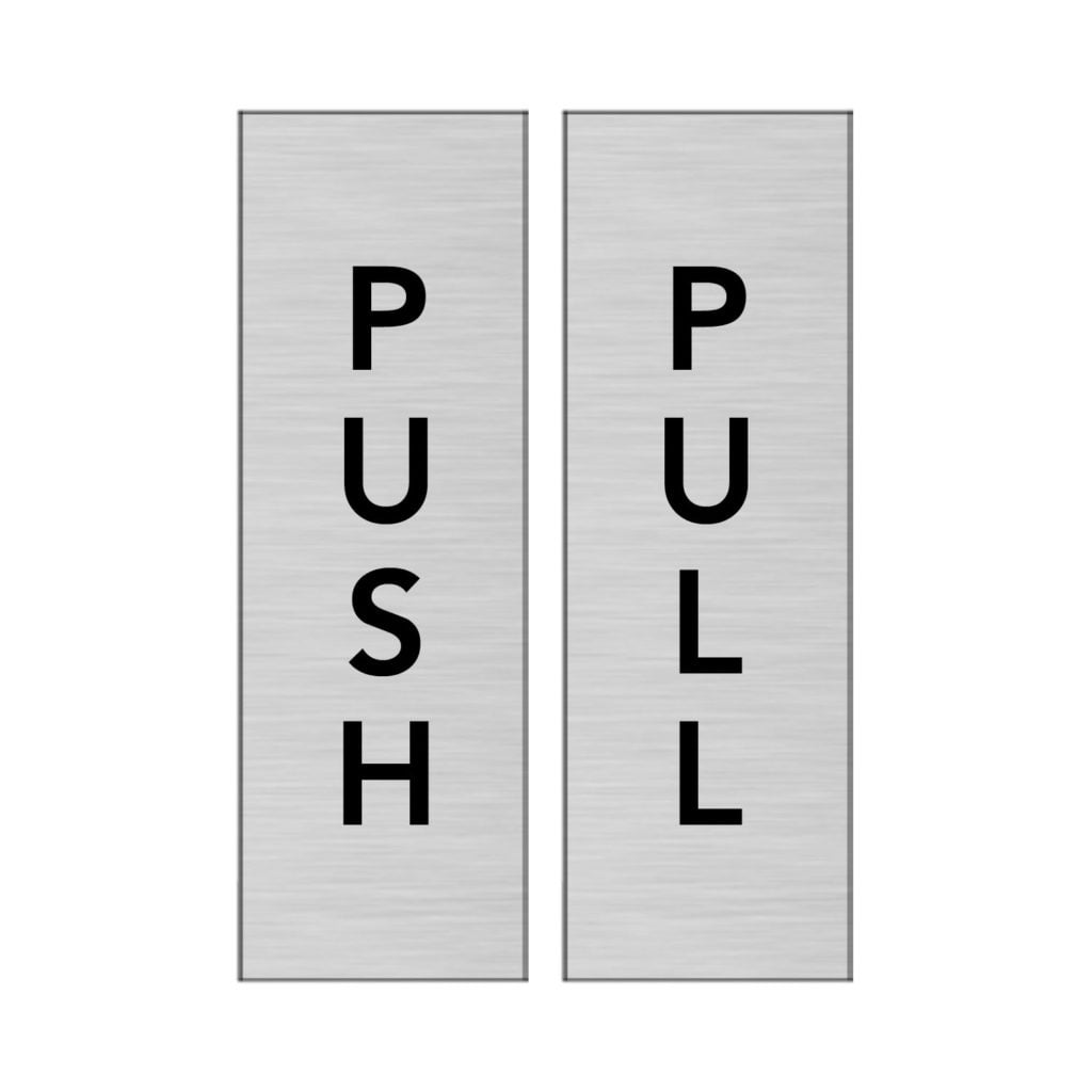 Push & Pull Emblems - Walmart.com