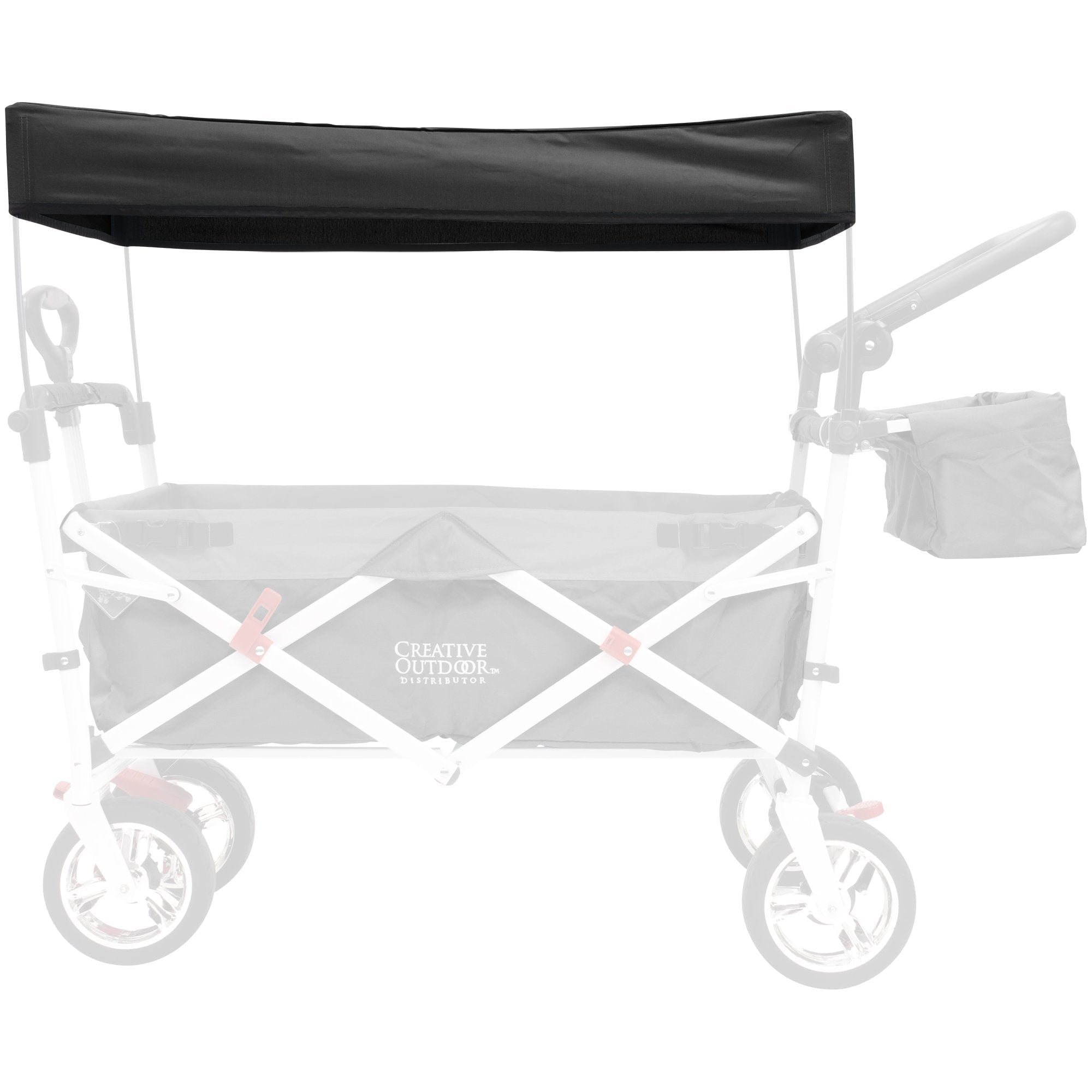 Push Pull Folding Wagon Silver Series Replacement Canopy - Walmart.com