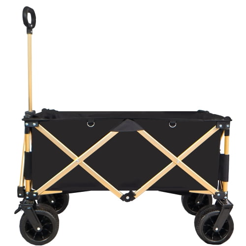 Push & Pull Utility Folding Wagon with Removable Canopy - Walmart.com