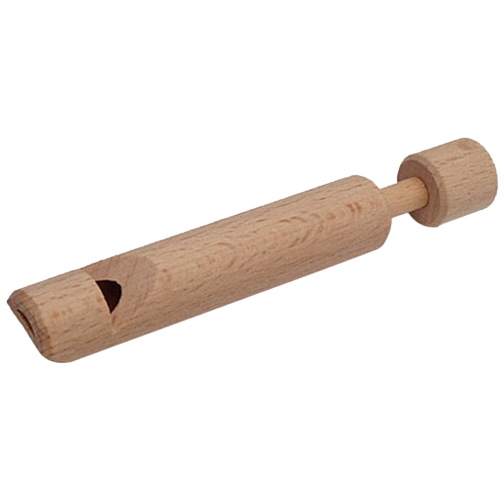 Push Pull Wood Flute Children Wooden Flute Toy Kids Plaything DIY Kids ...