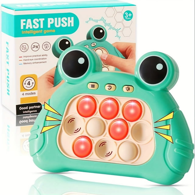 Push Puzzle Game Machine,Electronic Pop Light Up Toys For Toddler Kid ...