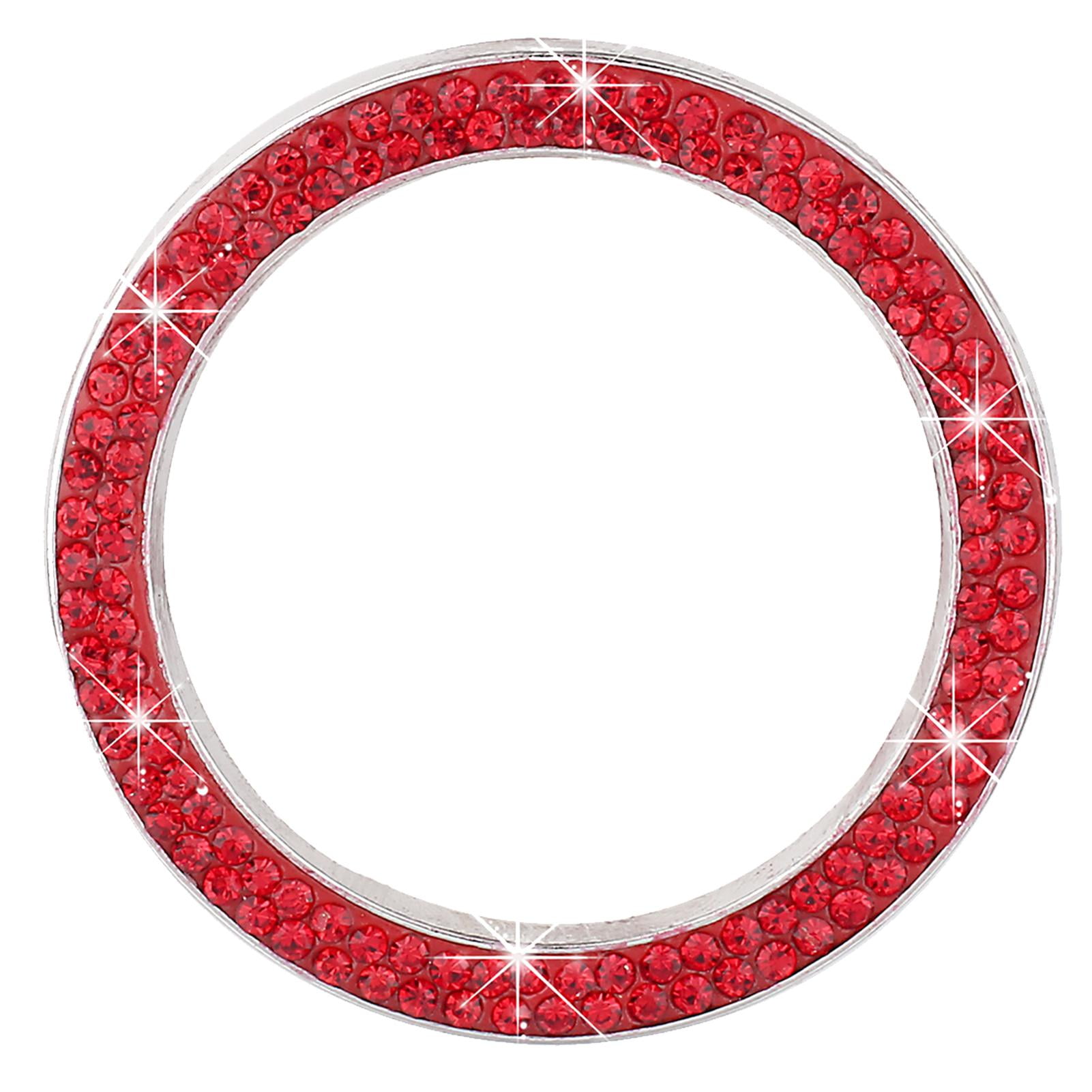 Push Start Button Bling, Rhinestones Car Start Stop Button Ring ...