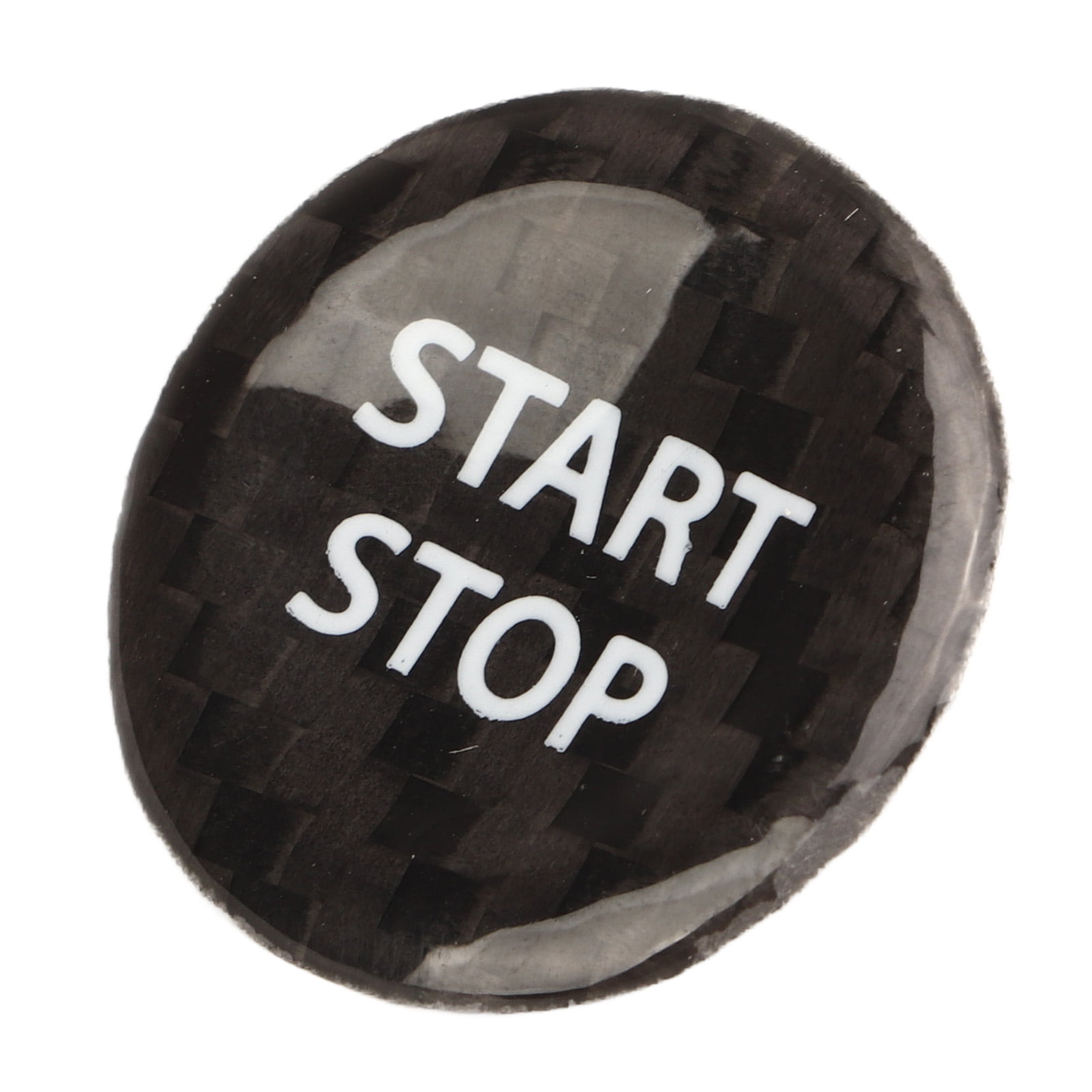 Push Start Button Cover Carbon Fiber Ignition Switch Button Cover Trim ...